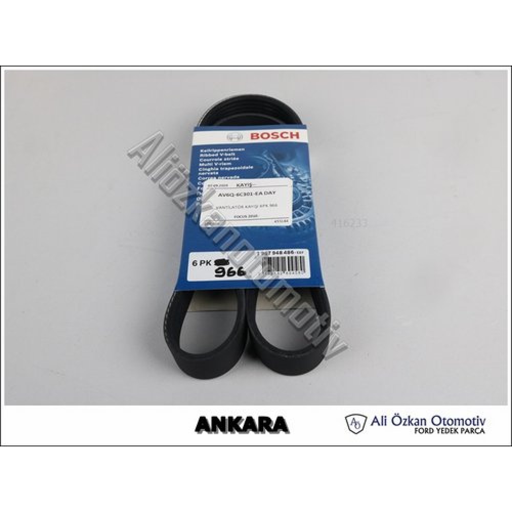 VANTİLATÖR KAYIŞI 6PK 966 - AV6Q-6C301-EA DAY